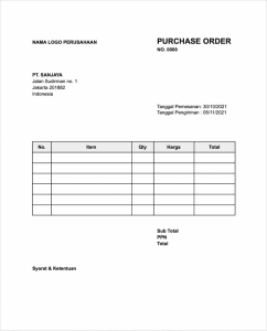 Gampang! Ini Cara Buat Purchase Order untuk Vendor