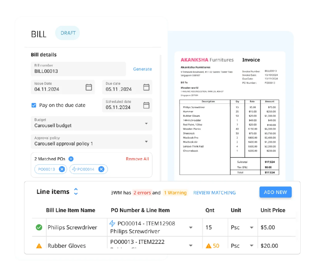 What is Purchase Order (PO) Matching in Accounts Payable?
