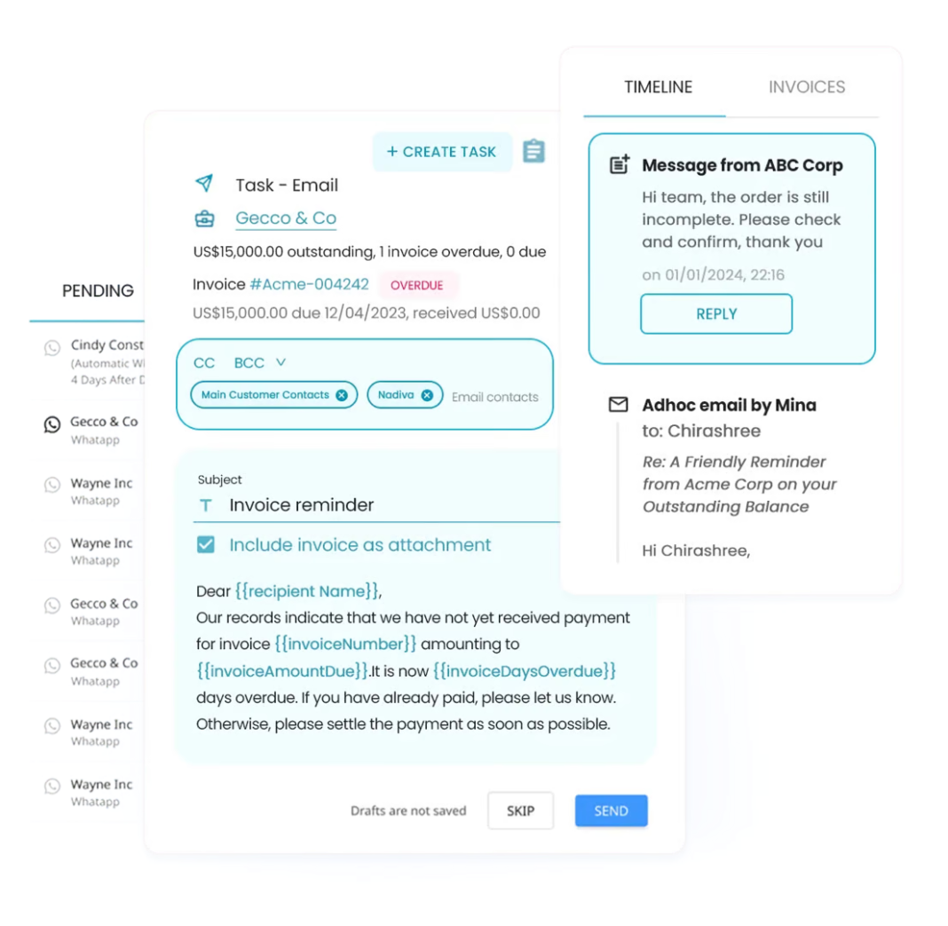 Creating an Invoice for Partial Payments